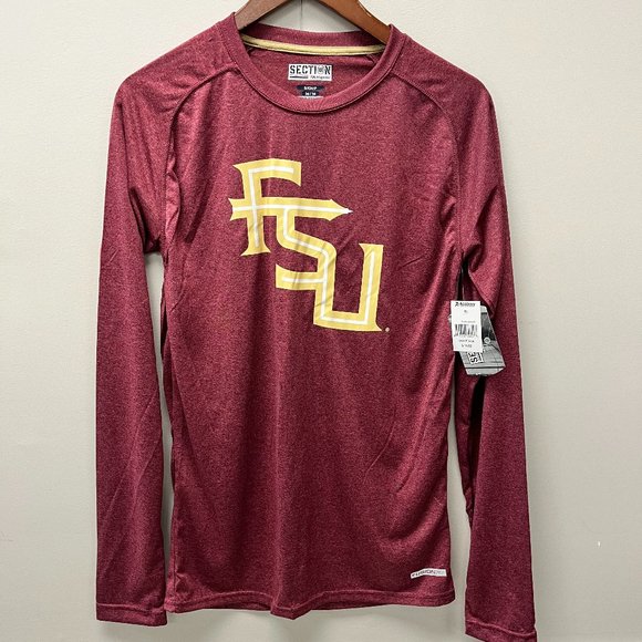 Section 101 | Shirts | New Fsu Florida State University Long Sleeve ...